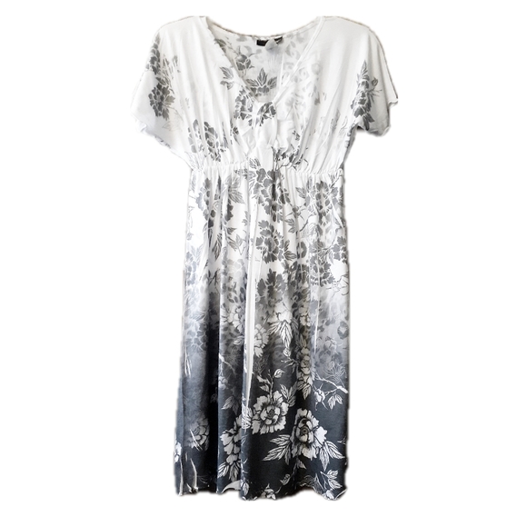 Espresso | Dresses | Espresso Floral Silhouette Dress | Poshmark